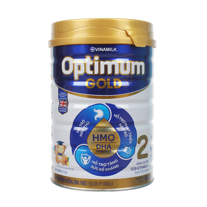 Sữa Vinamilk Optimum Gold 2 900g cho bé 6M-12M- Kids Plaza