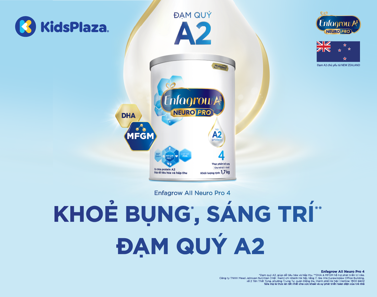 Sữa Enfagrow A2 Neuropro chính hãng - Kidsplaza