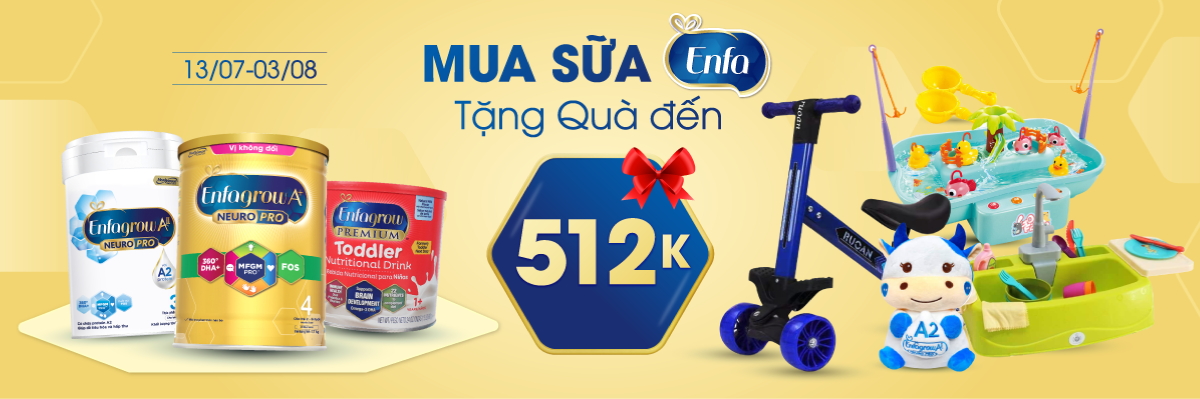 Khuyến mại Enfa Tháng 7 năm 2021 - Kids PLaza