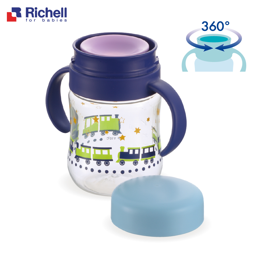 Bình tập uống 360 độ Mugood Richell - Kids Plaza