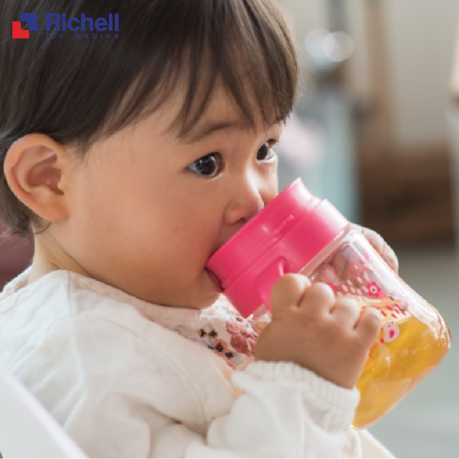 Bình tập uống 360 độ Mugood Richell - Kids Plaza