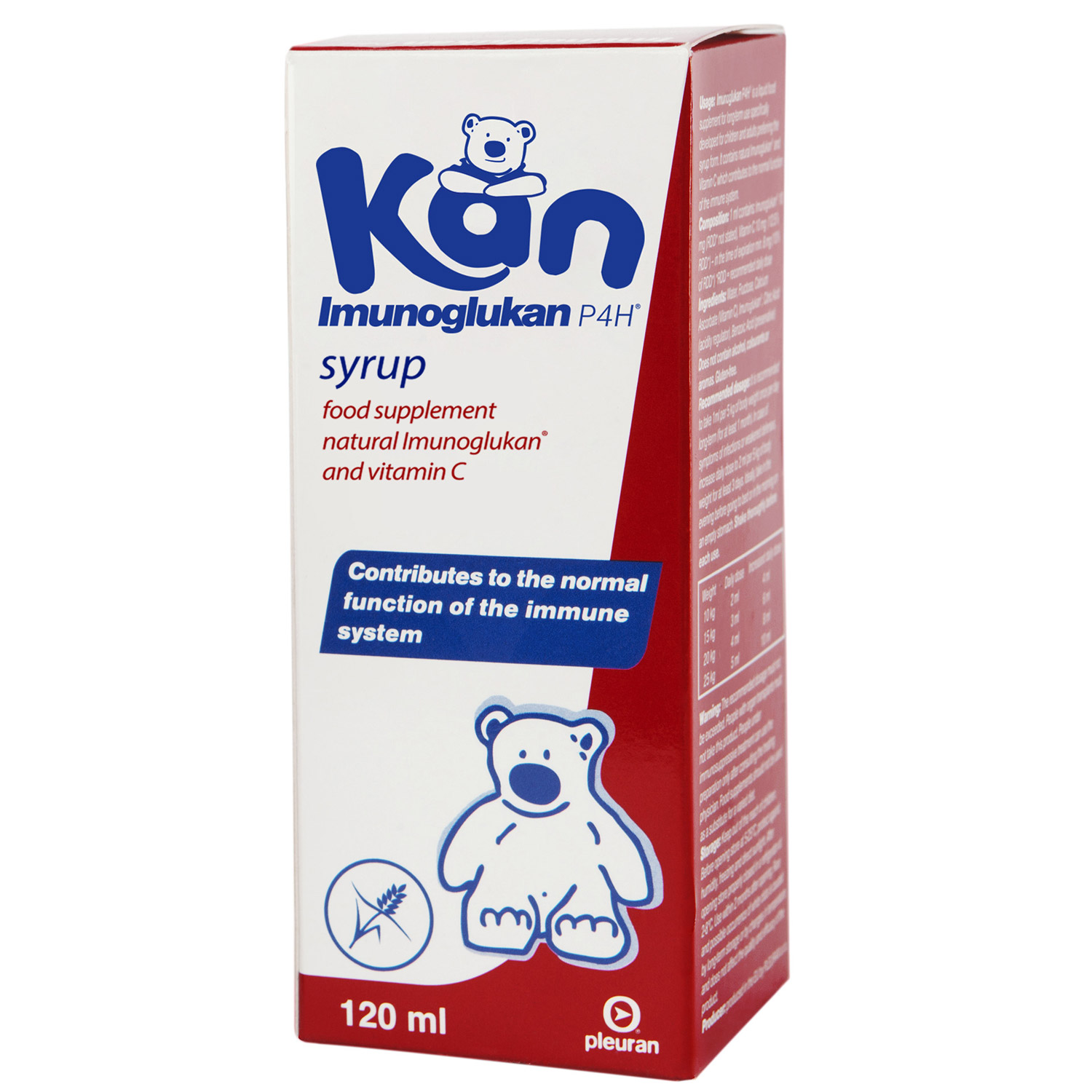 Siro tăng đề kháng Imunoglukan P4H 120ml - KidsPlaza