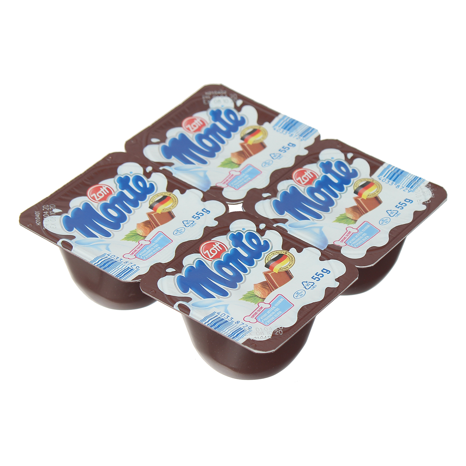 Váng sữa Monte Zott- Socola 4x55g - Kids Plaza