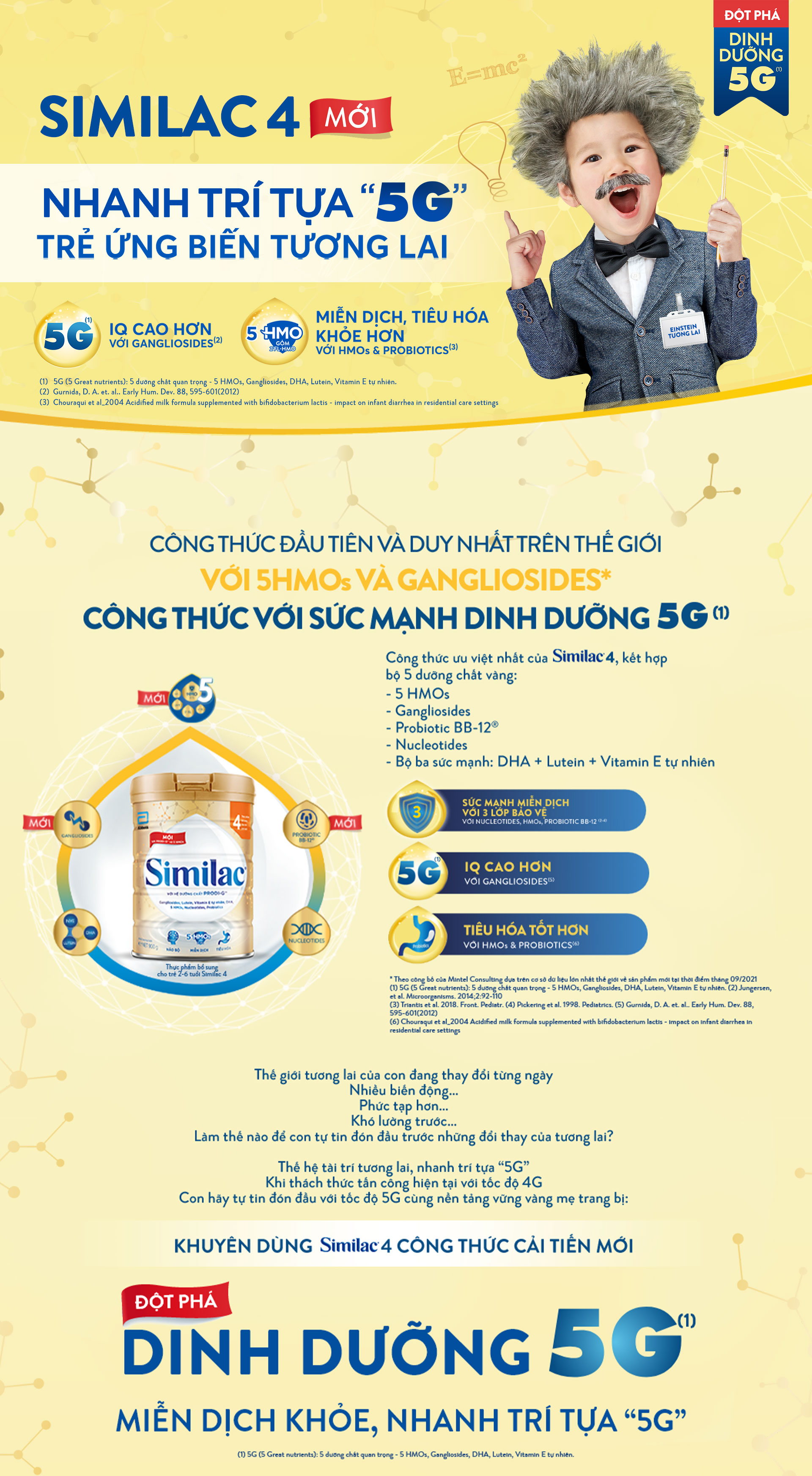 Sữa bột Similac 5G số 4 900g (cho bé 2-6 tuổi) - Kids Plaza