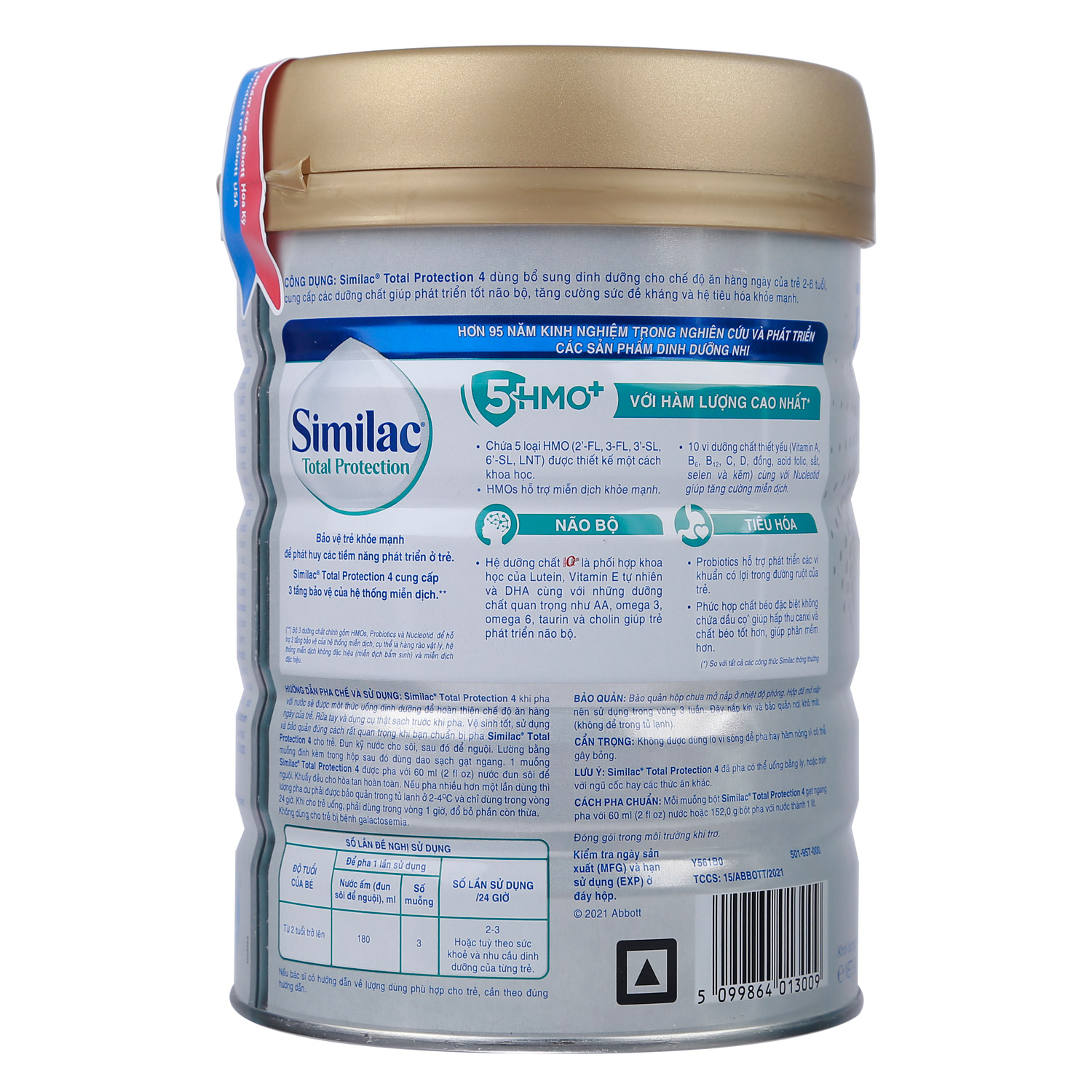 Sữa Similac Total Protection số 4 900g (dành cho bé 2-6 tuổi) - Kids Plaza